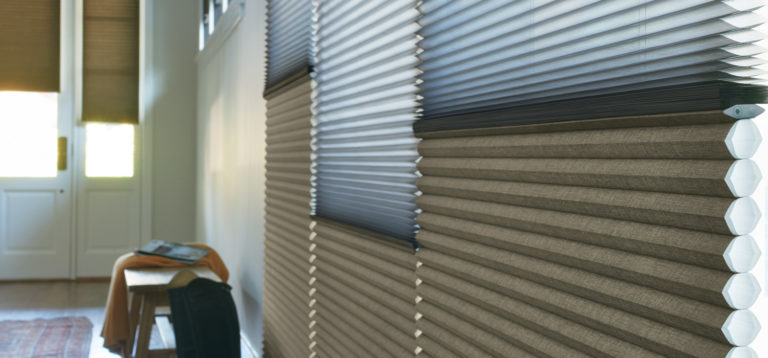 Vertical Honeycomb Shades | Duette Vertiglide | Hunter Douglas St Paul