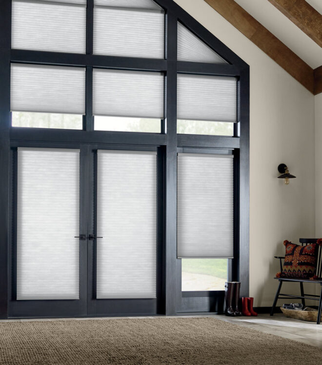 Cover Glass Doors with Window Treatments in Minneapolis-St Paul